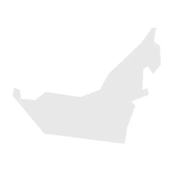Saudi Arabia Country Simplified Map Light Grey Silhouette Sharp Corners ...