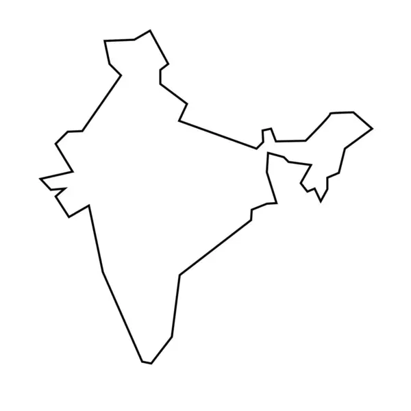 Outline Images Of Indian Map India Map Outline Hi Res Stock