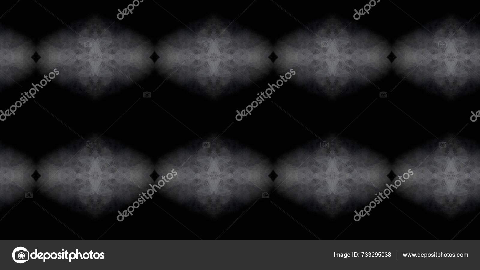 Black White Geometric Pattern Wallpaper Illustration — Stock Photo ...