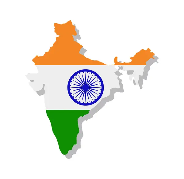 3,144,398 India flag in india map Vector Images | Depositphotos