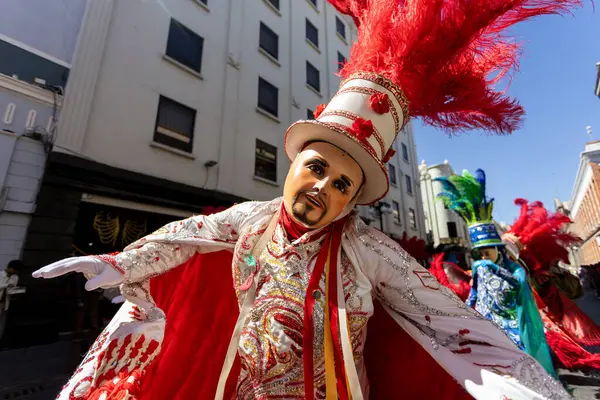 Mexican Carnival Mexican Dancers Recognized Huehues Bright Typical ...