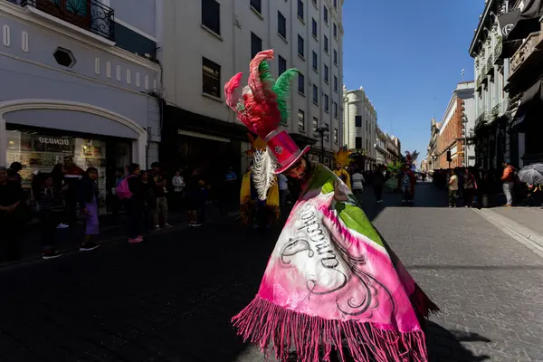 Mexican Carnival Mexican Dancers Recognized Huehues Bright Typical ...