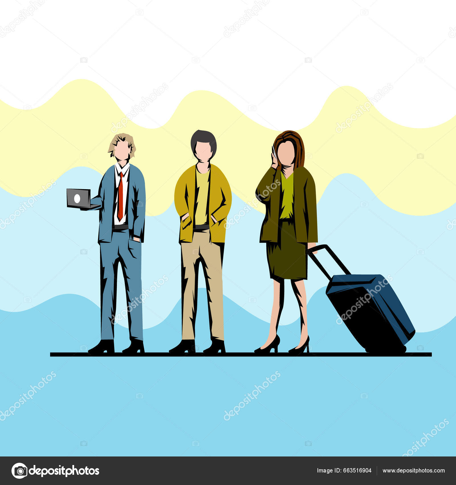 Business People Vector Art Design Stock Vector by ©ZiroGraphix 663516904 Business People Vector Art Design Stock Vector by ©ZiroGraphix 663516904
