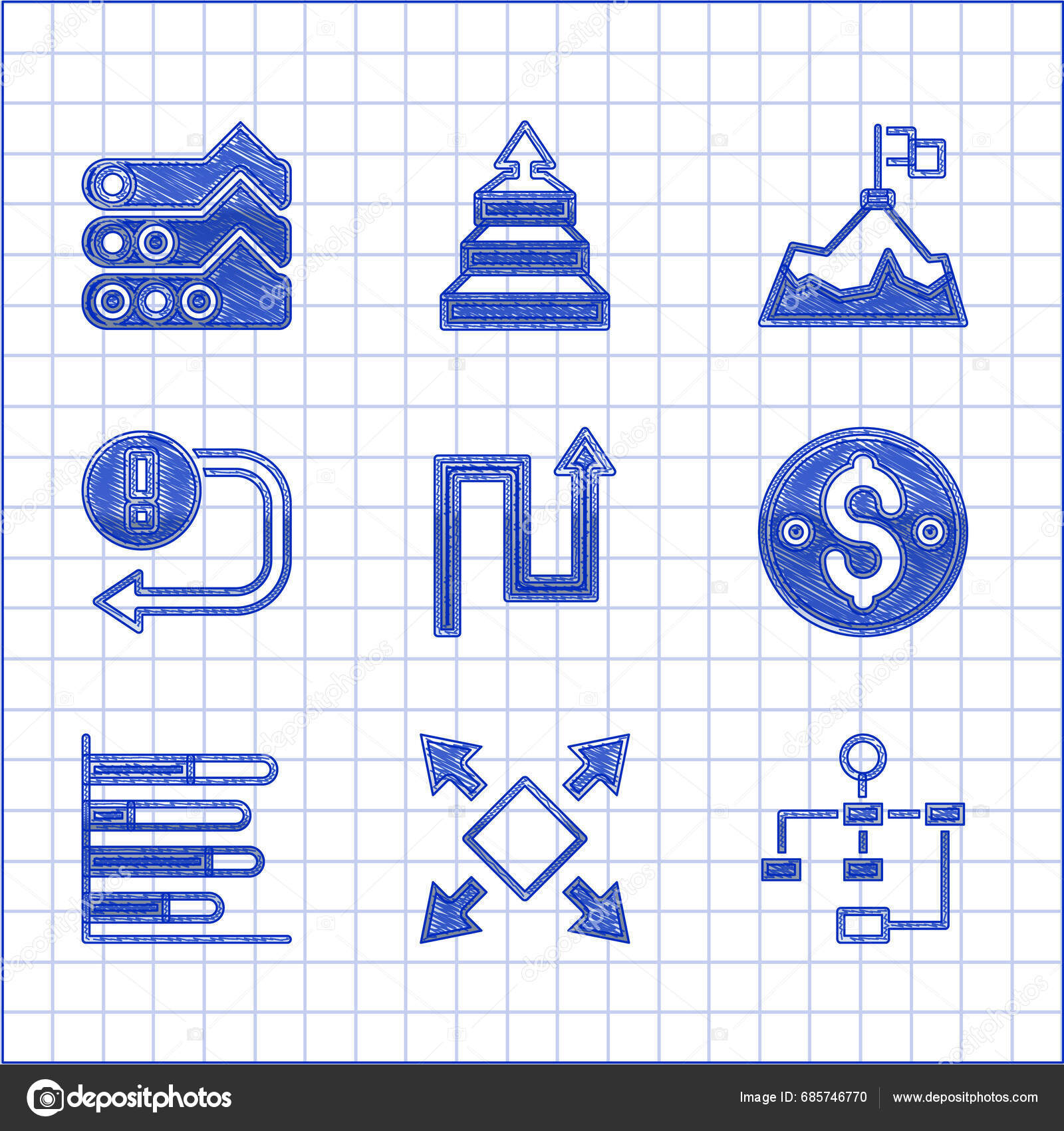 Set Arrow Many Ways Directional Arrow Hierarchy Organogram Chart Dollar ... Set Arrow Many Ways Directional Arrow Hierarchy Organogram Chart Dollar ...