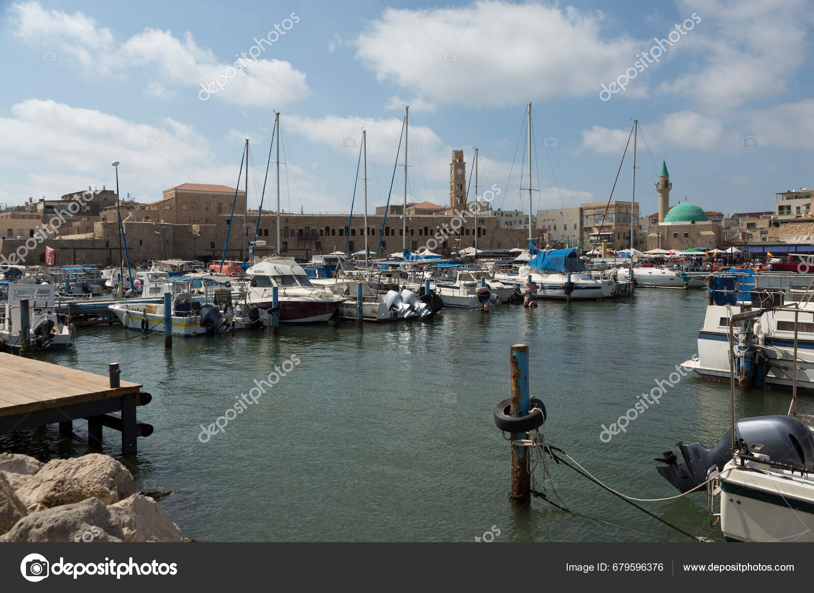 Marina Port Ancient City Acre — Stock Editorial Photo © -Taurus- #679596376