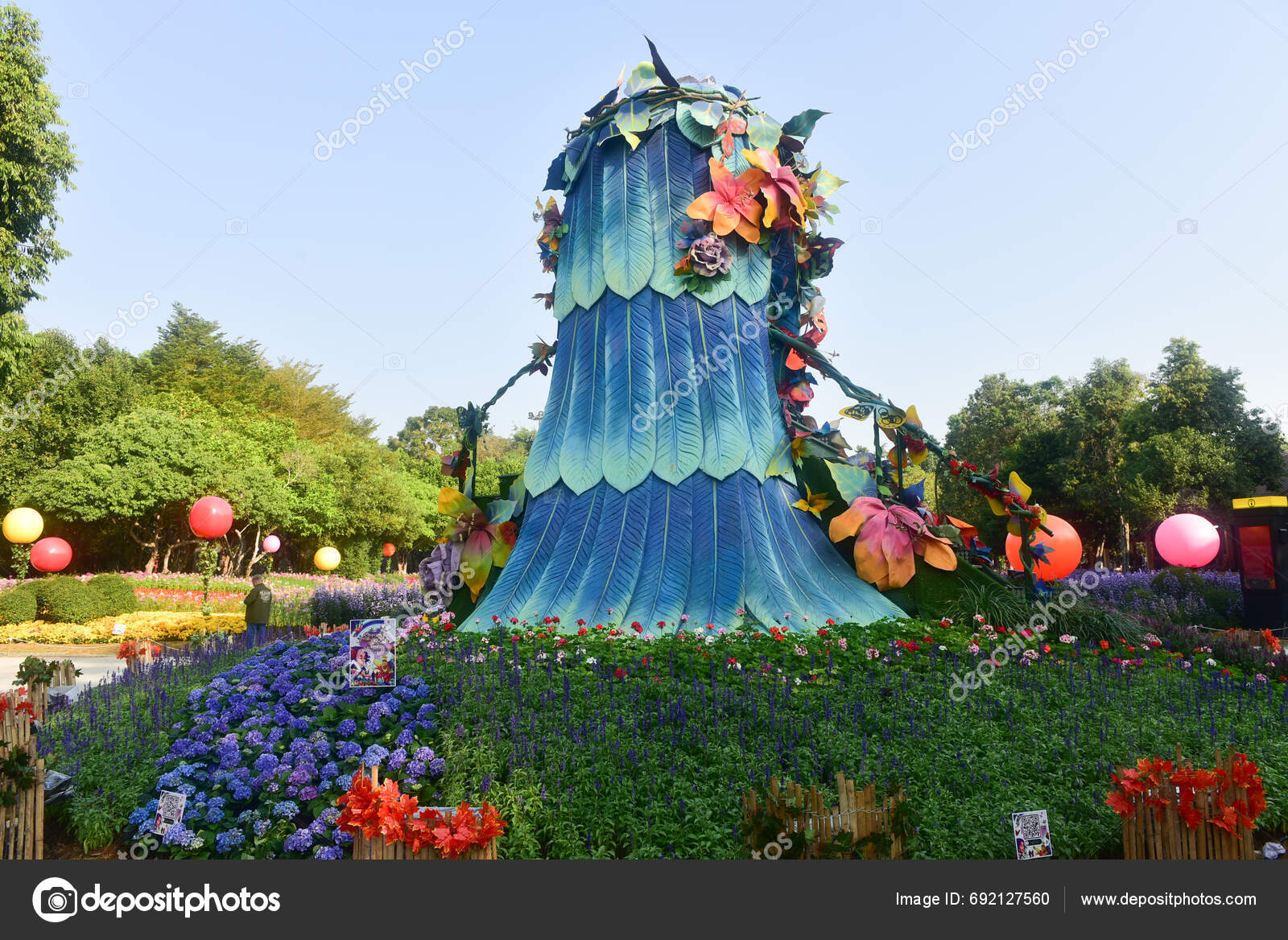 Chiang Rai Thailand December 2022 Asean Flower Festival Chiang Rai ...