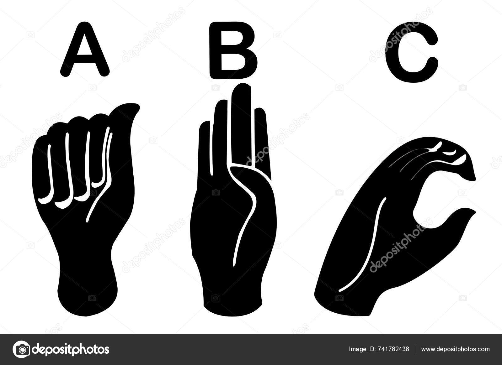Hand Signs Alphabet Pounds Poses Gestures Hand Signs Sign Language ...