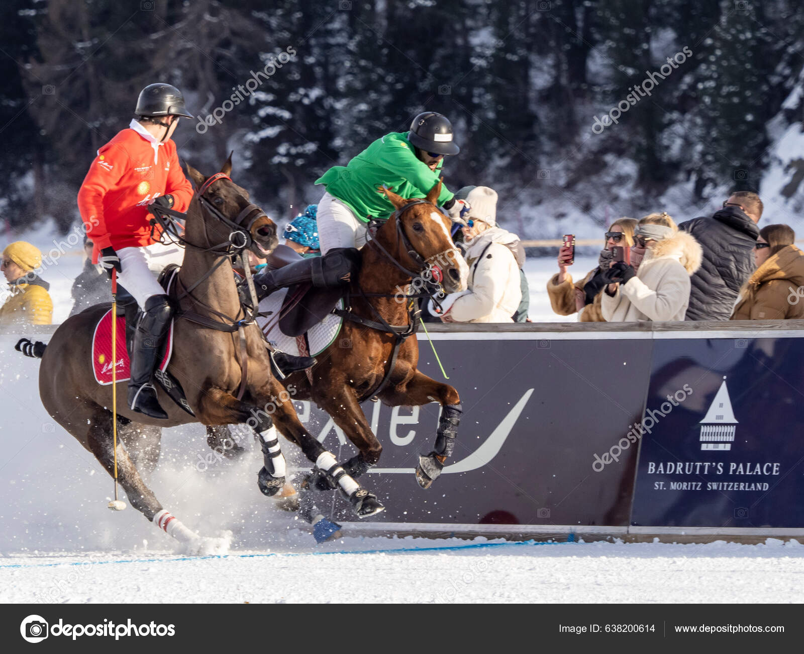 Moritz January 2023 Game Actions Snow Polo World Cup Moritz — Foto ...