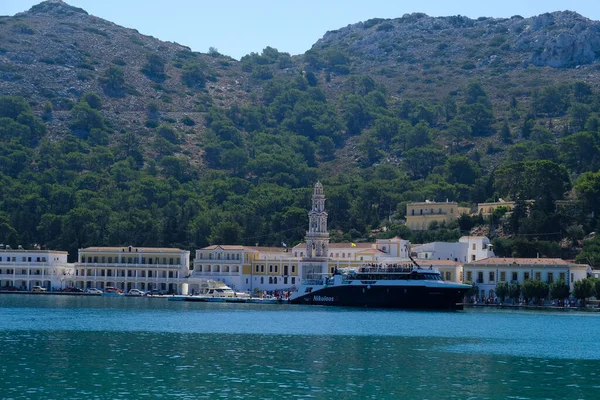 Holy Monastery Archangel Michael Panormitis Symi Dodecanese Greece July ...