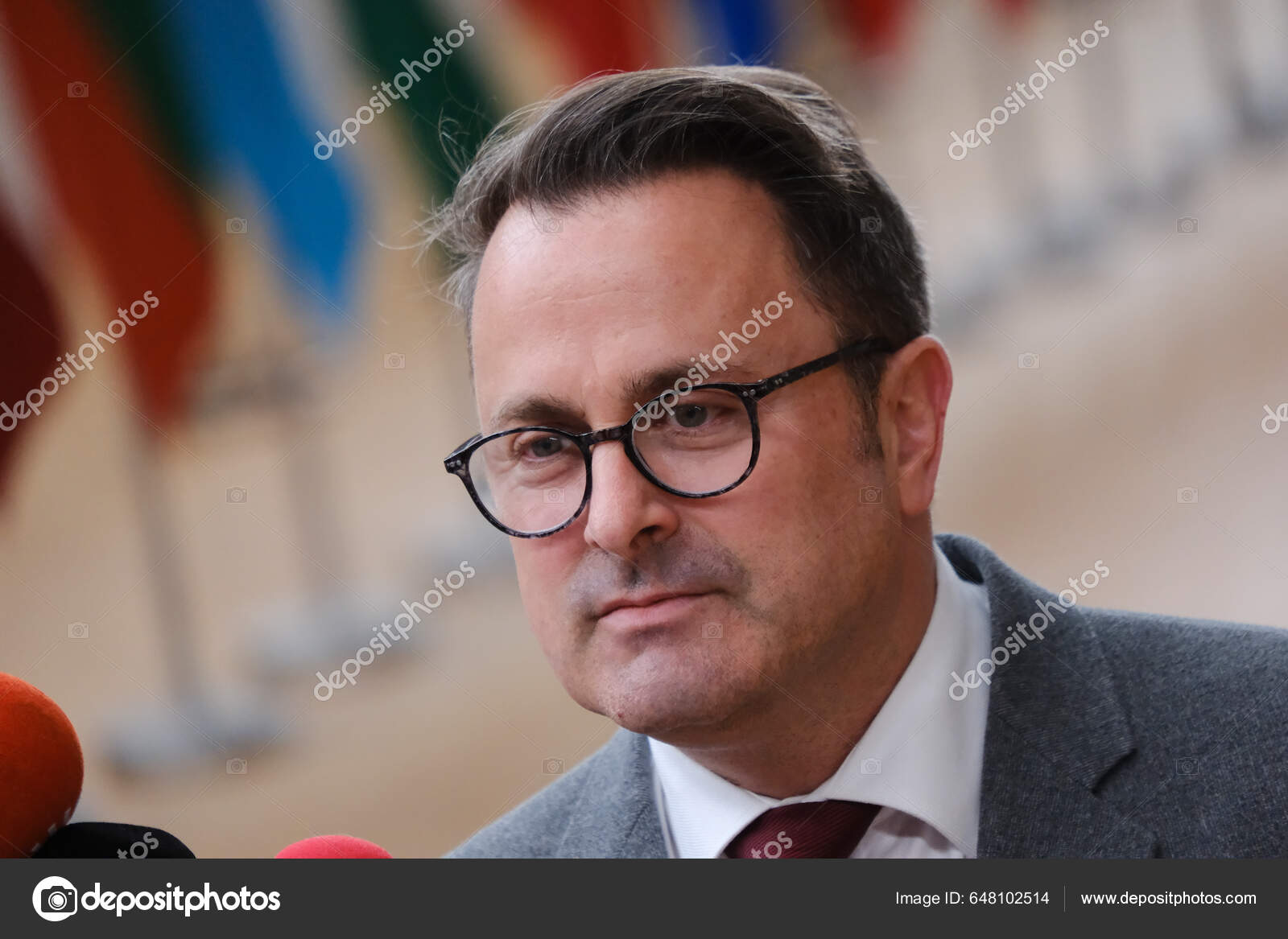 Luxembourg's Prime Minister Xavier Bettel Arrives Summit Headquarters ...