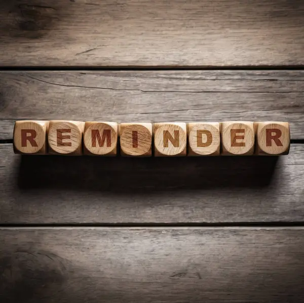 Reminder Stock Photos, Royalty Free Reminder Images | Depositphotos