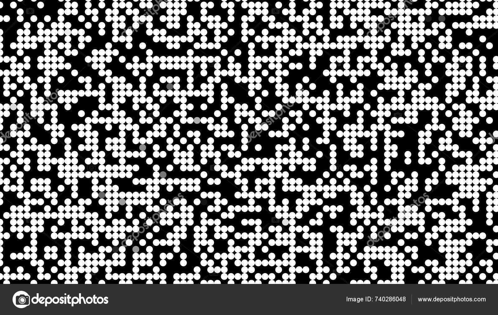 Abstract Black Pixelated Overlay Transparent Background — Stock Photo ...