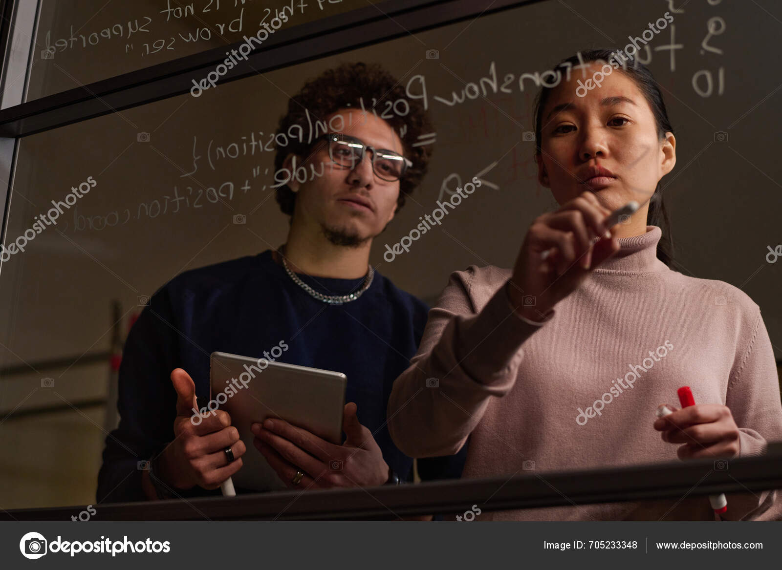 Ethnically Diverse Male Female Programmers Working Together Code ... Ethnically Diverse Male Female Programmers Working Together Code ...