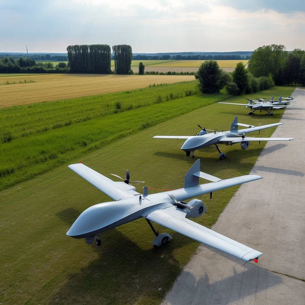 Military Modern Drones Modern Technology New Weapons Stock Photo by ...