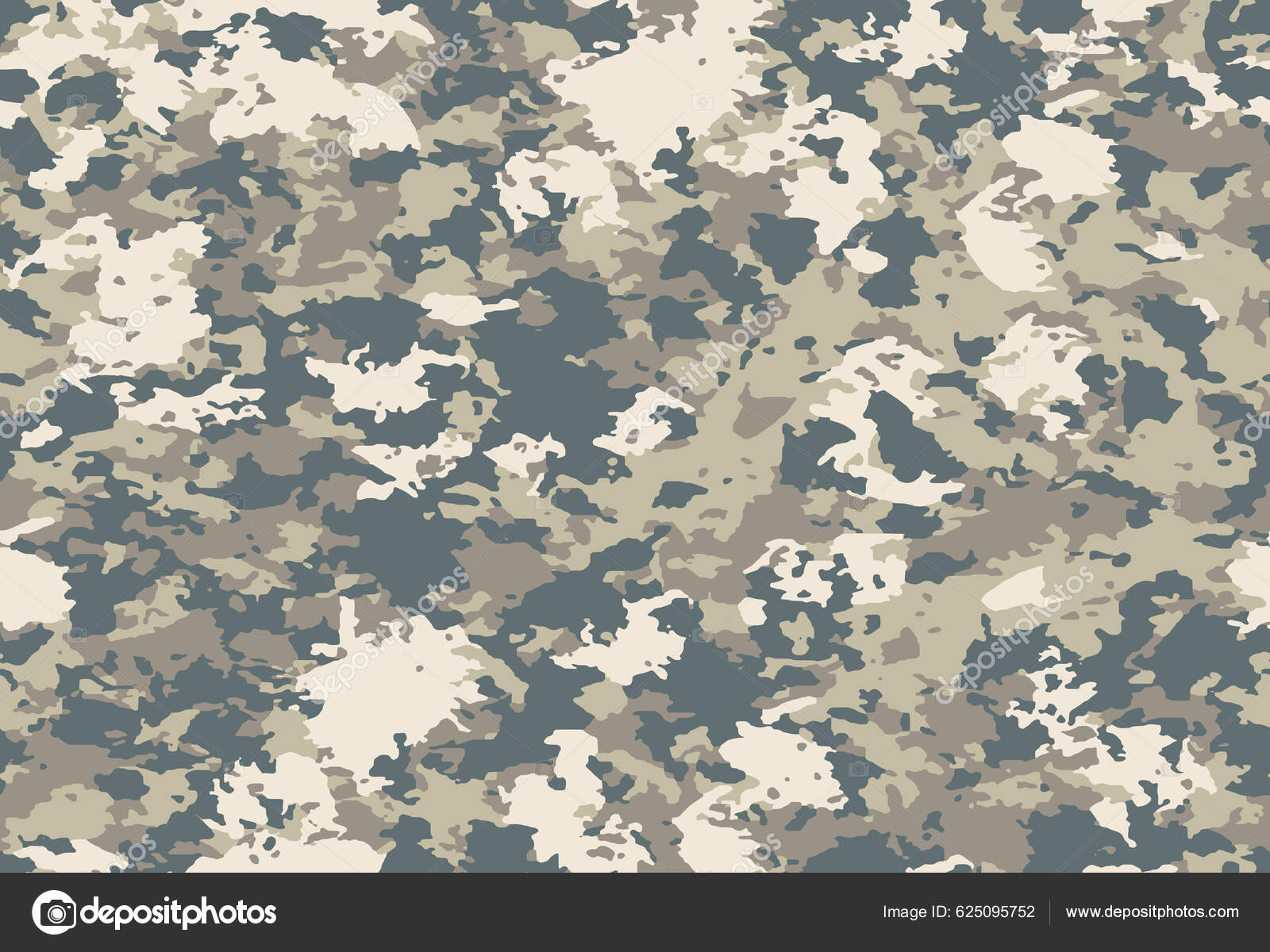 Full Seamless Camouflage Texture Skin Pattern Vector Military Textile ...