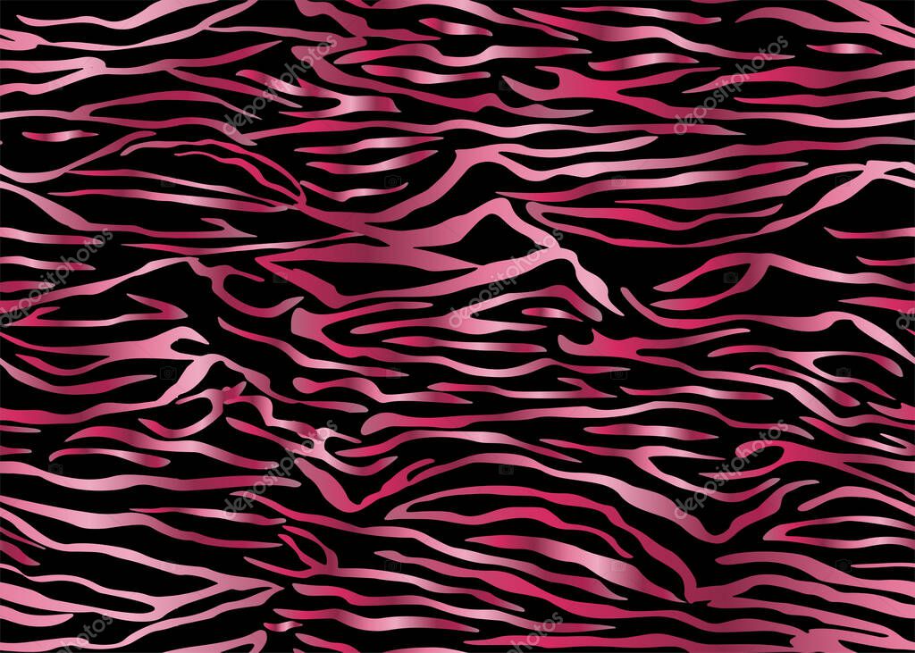 Patr n de piel animal de rayas de cebra de tigre sin costura completa. Dise o para estampado de ...