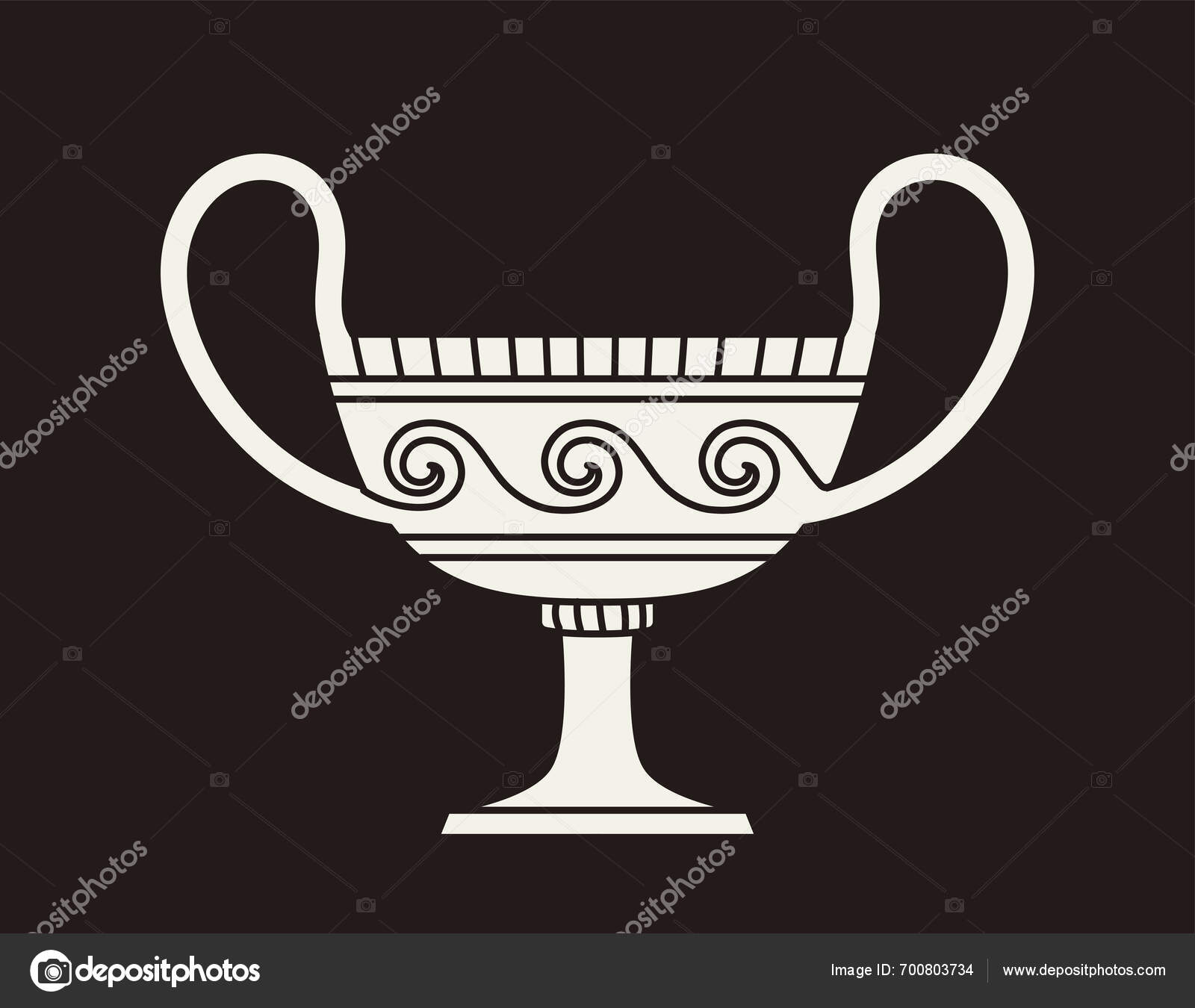 Ancient Sculpture Linear Concept Old Style Creativity Art Marble Bust ...