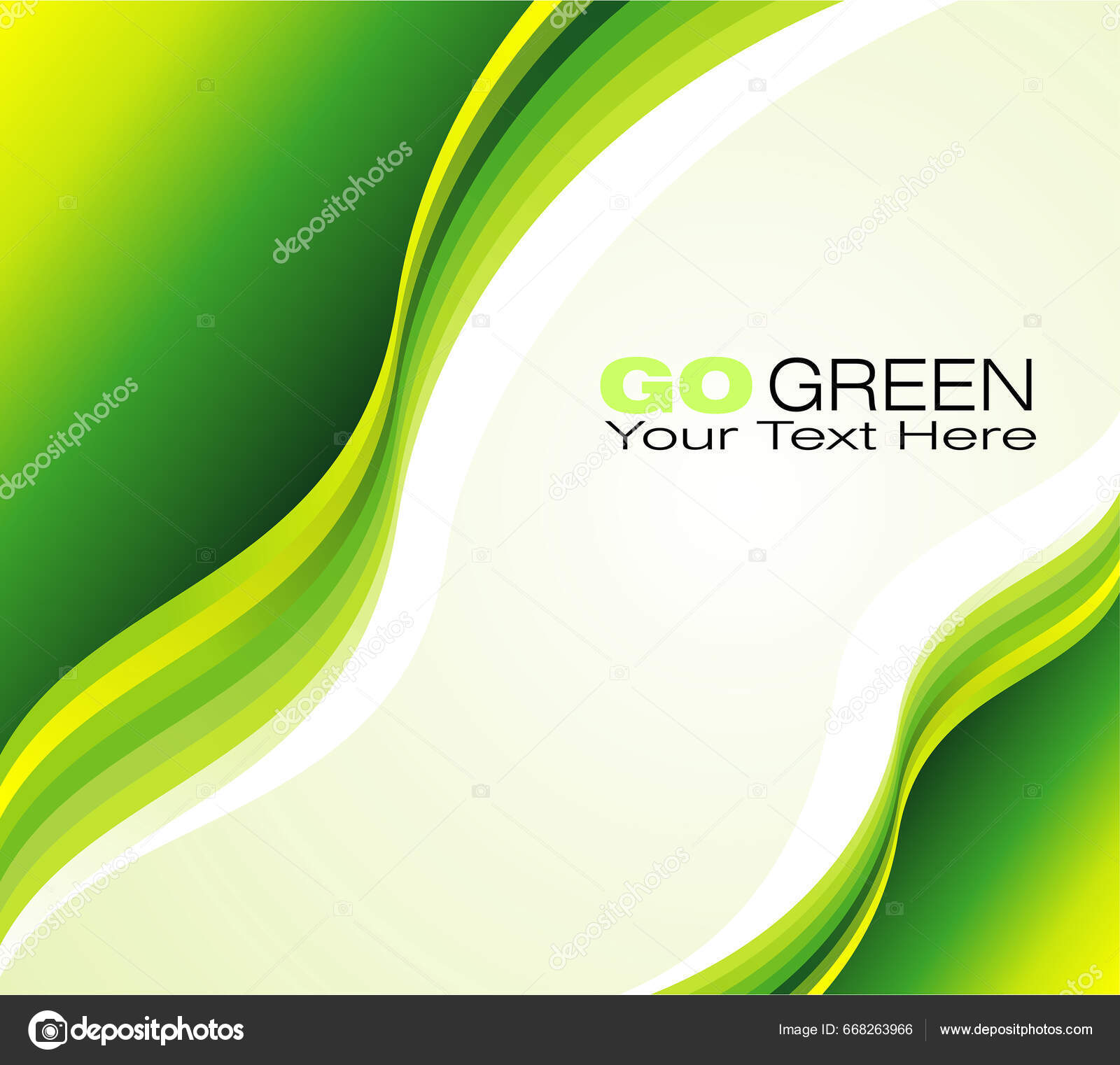 Green Abstract Background Vector Illustration Stock Vector by ...