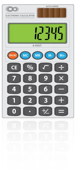 Calculator Illustration Isolated White Background Stock Vector by ...