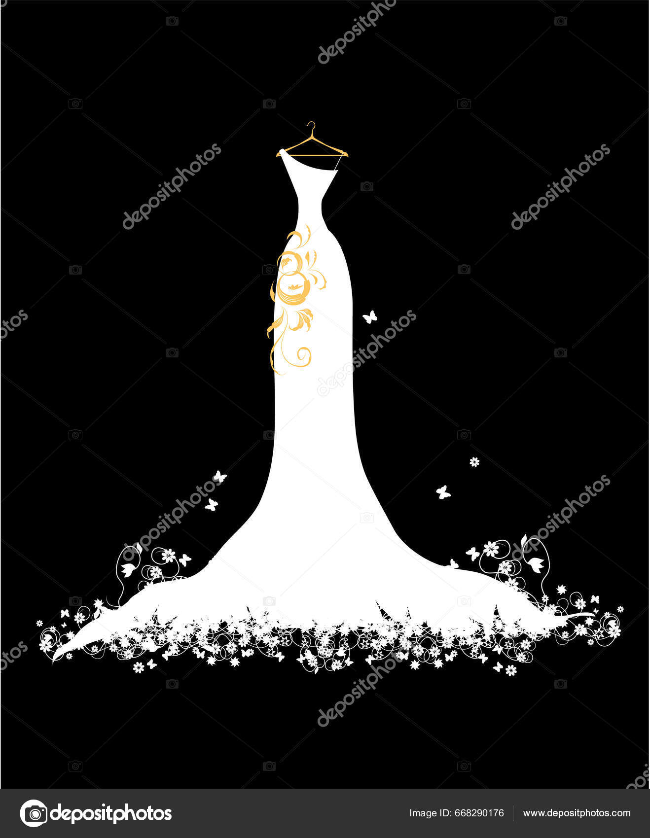 Vector Illustration Beautiful Christmas Tree Stock Vector By