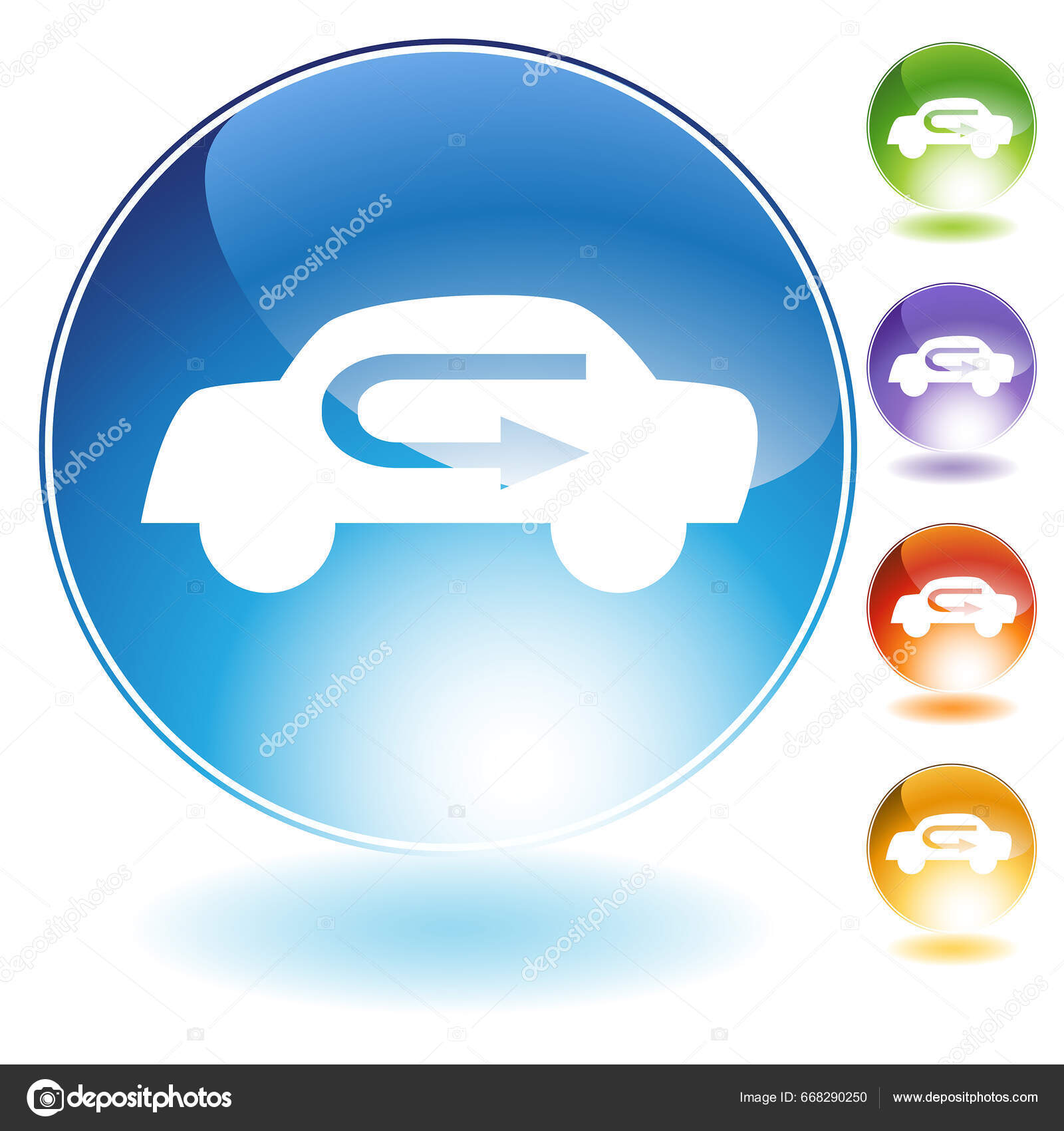 Car Service Icon Set Isolated Background Stock Vector by ©DesignPicsInc ...