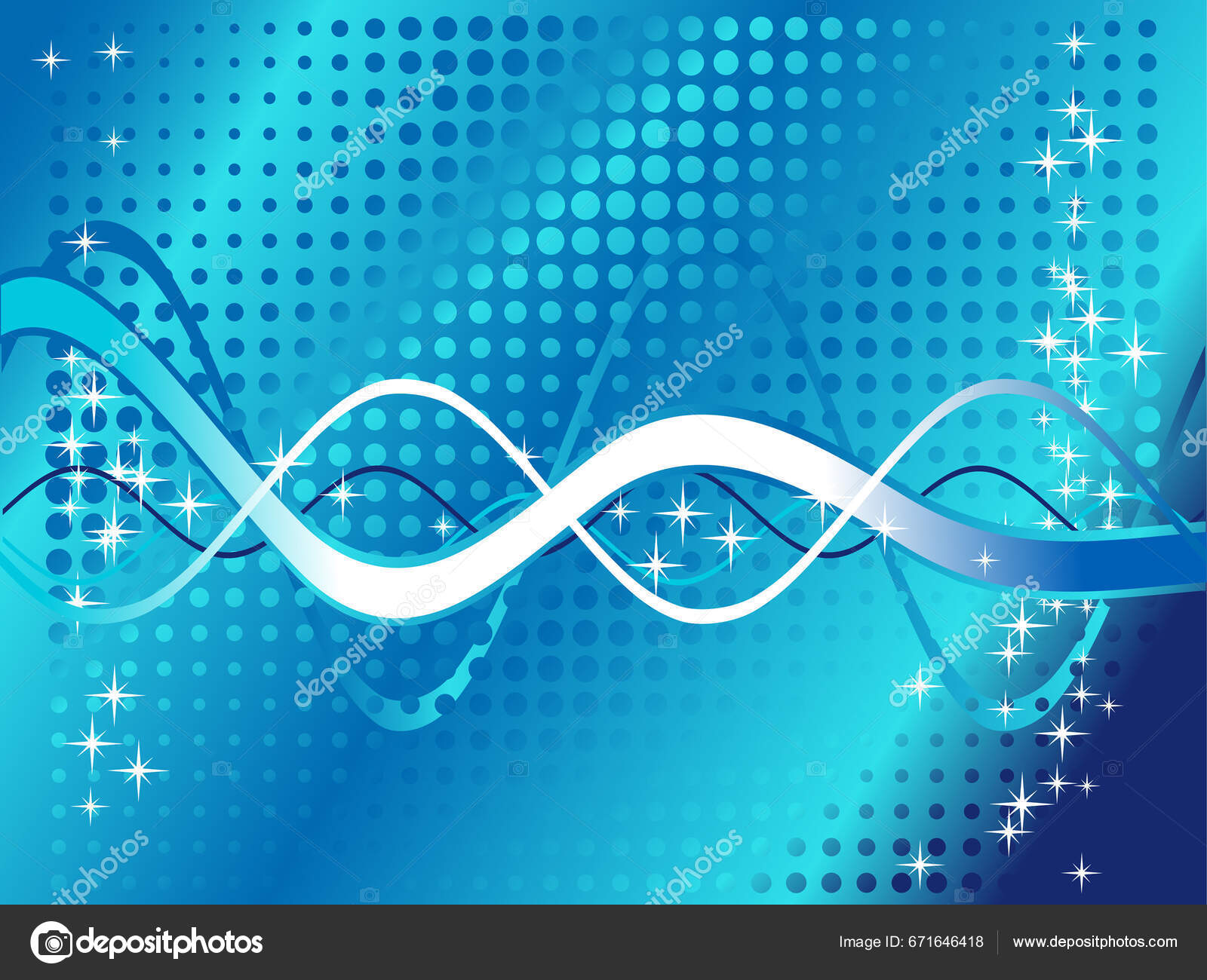 Blue Wave Background Vector Illustration Stock Vector by ©DesignPicsInc ...
