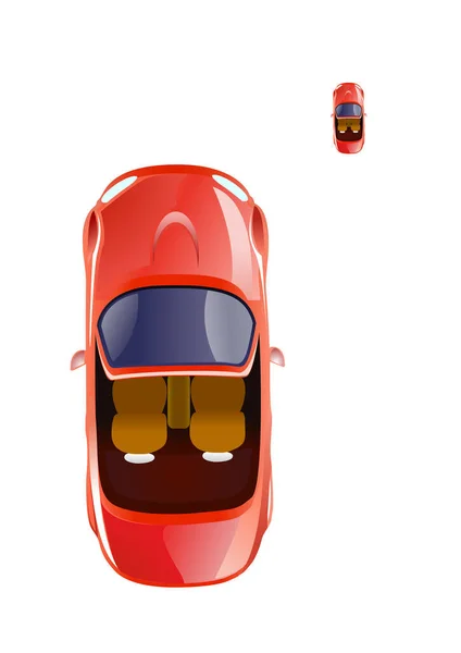 Enanos manejando auto imágenes de stock de arte vectorial | Depositphotos