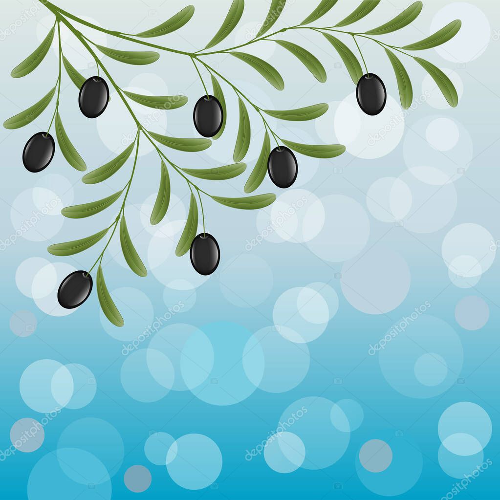 Ilustración Del Vector Del Olivo Vector de stock por ©DesignPicsInc ...