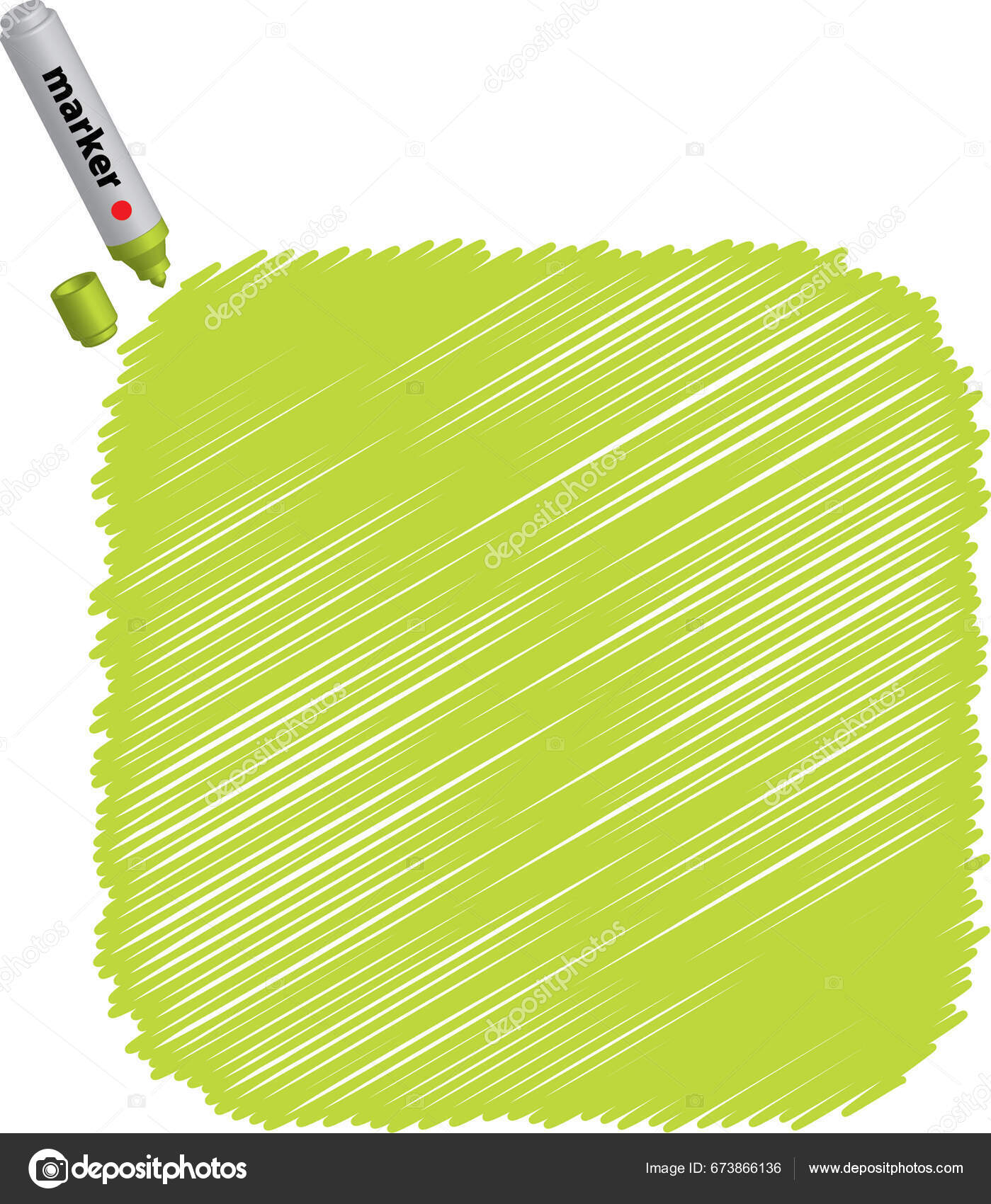 Verde Garabato Fondo Vector Ilustración Vector de stock por ...