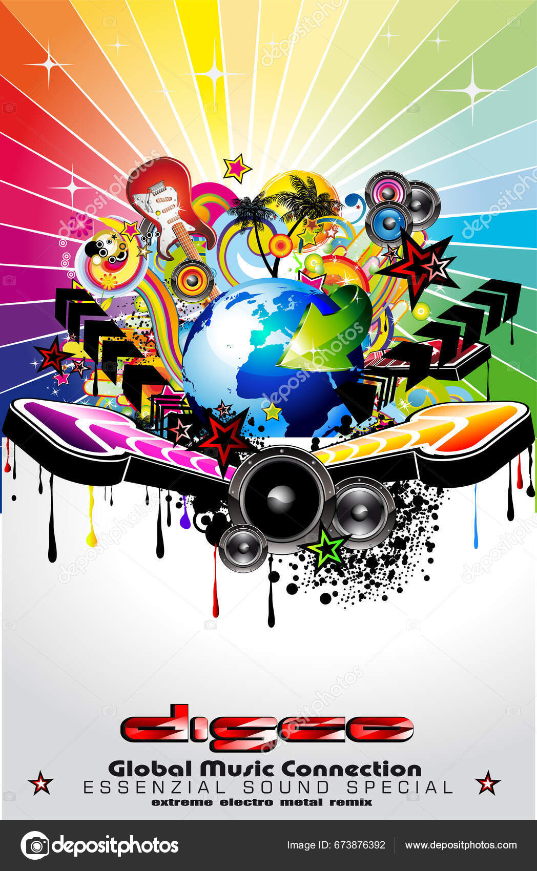 Music Event Background Vector Illustration Stock Vector by ...