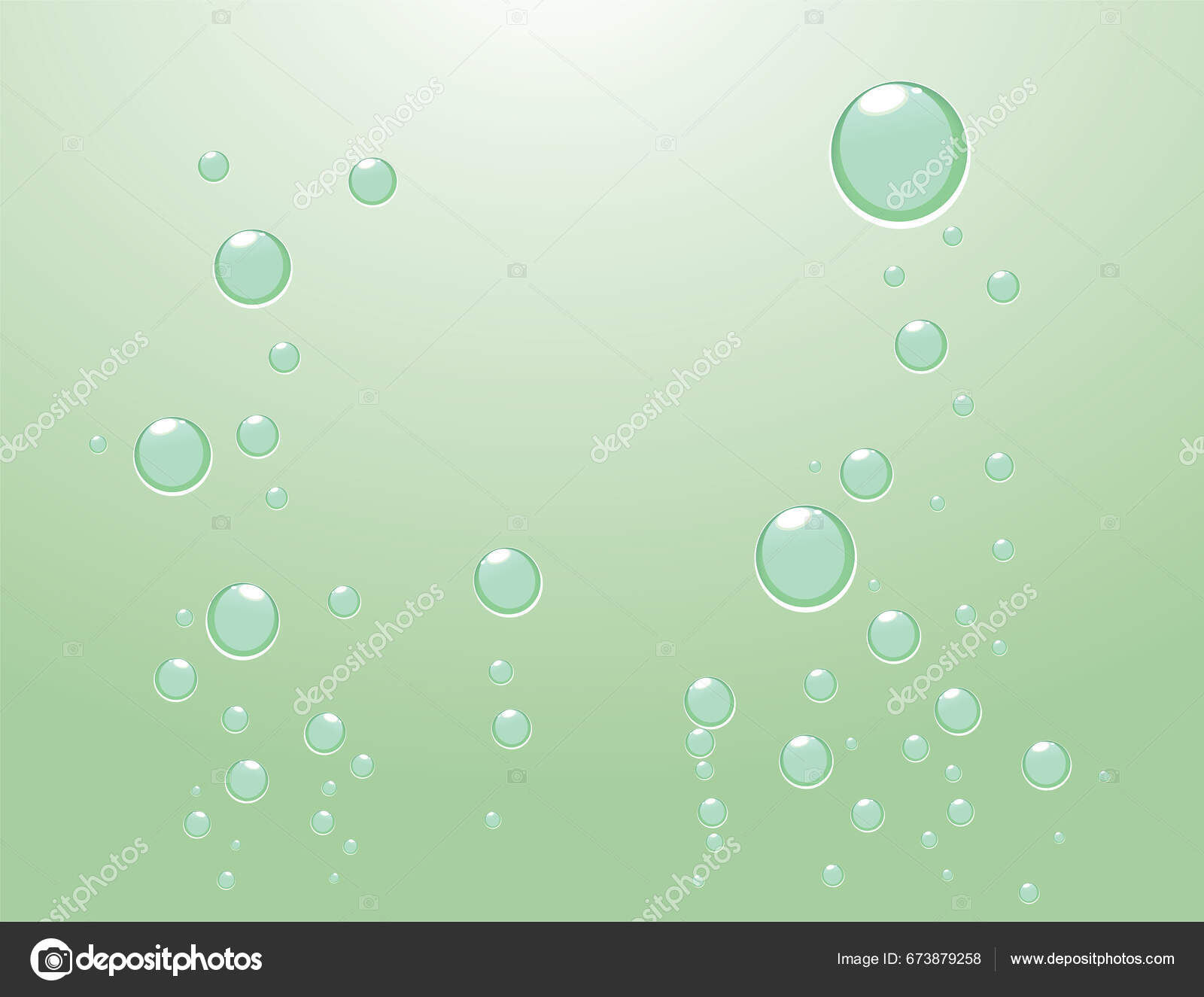 Water Bubbles Background Vector Illustration Stock Vector by ...