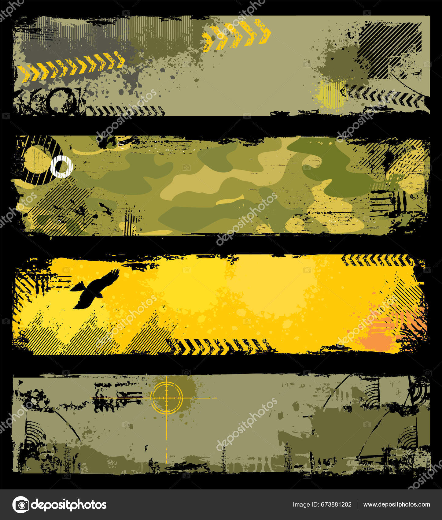 Grunge Military Camouflage Background Stock Vector by ©DesignPicsInc ...