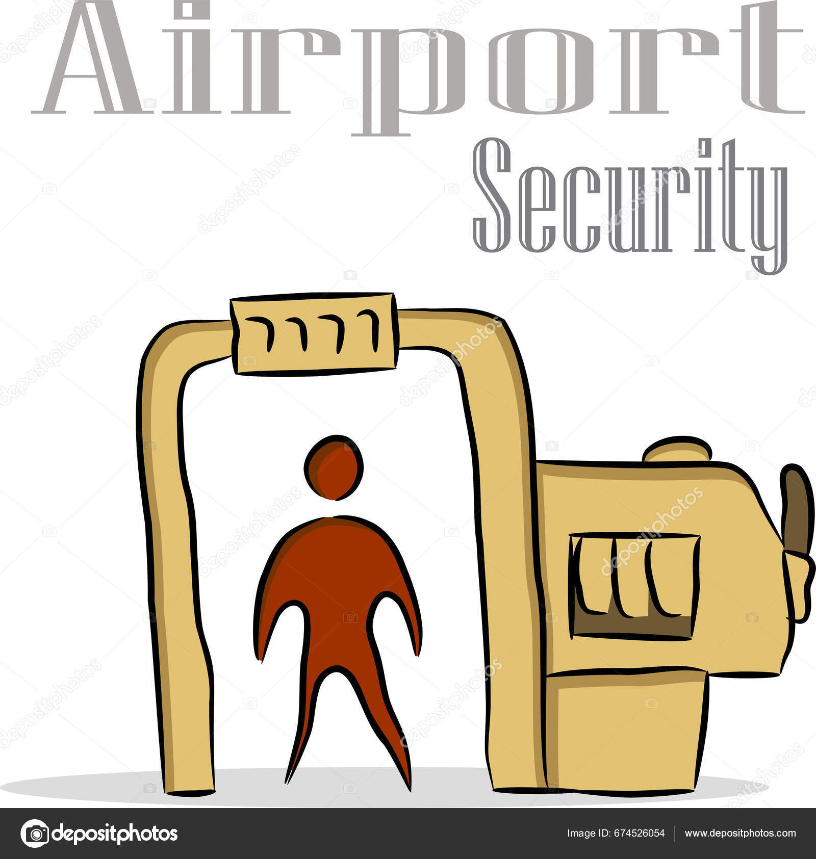 Airport Security Cartoon