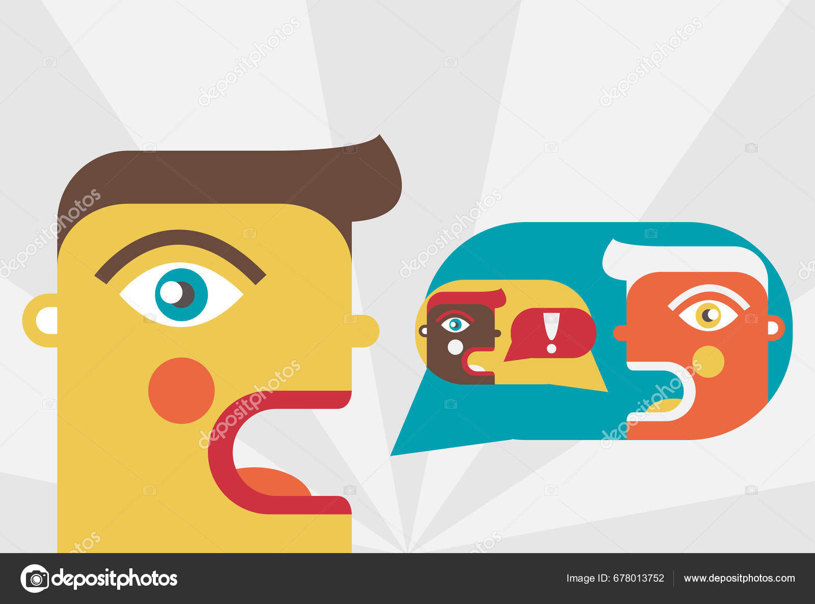 People Talking Speech Bubbles Stock Vector by ©DesignPicsInc 678013752 People Talking Speech Bubbles Stock Vector by ©DesignPicsInc 678013752
