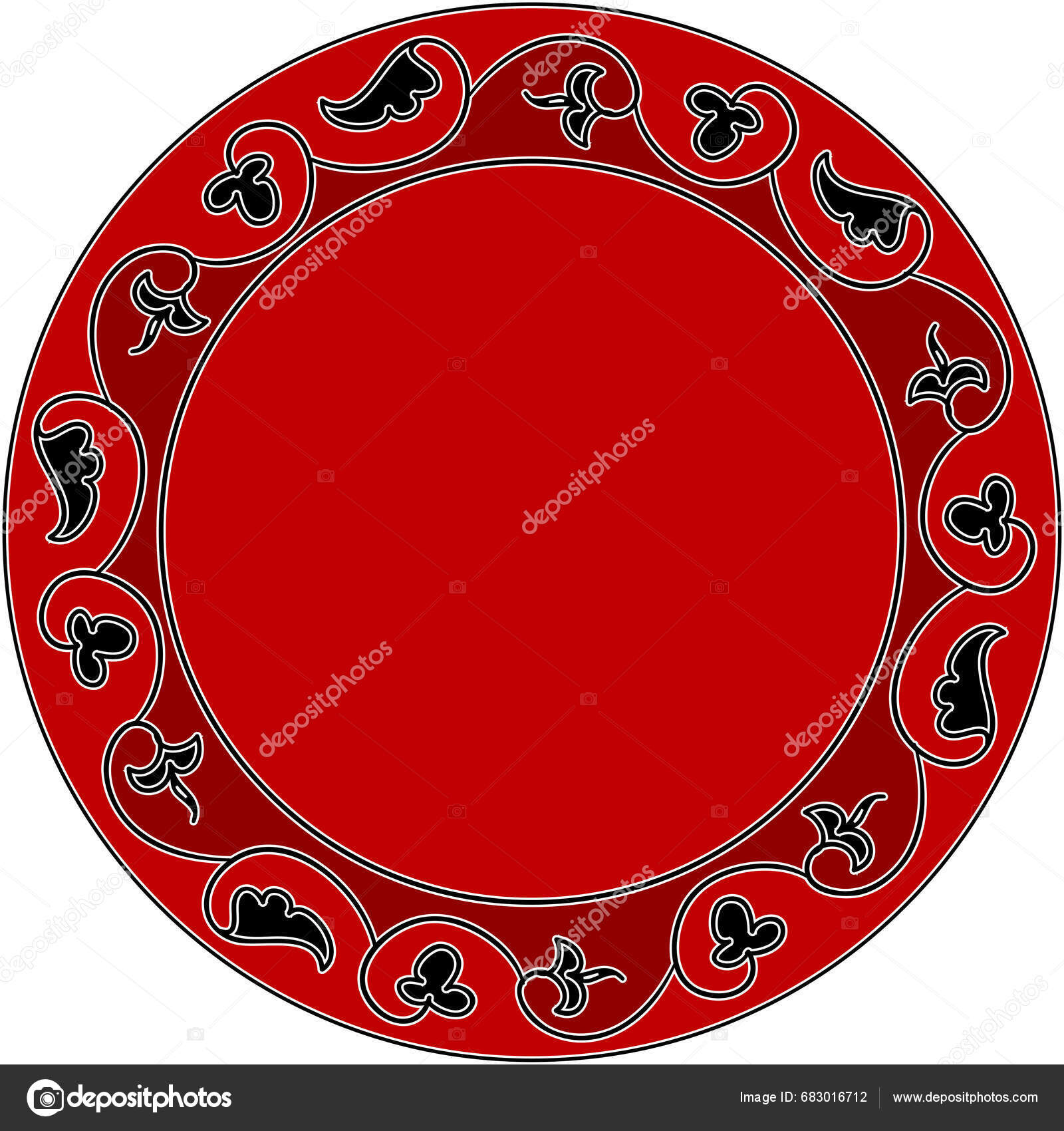 Vector Illustration Red Frame Stock Vector by ©DesignPicsInc 683016712