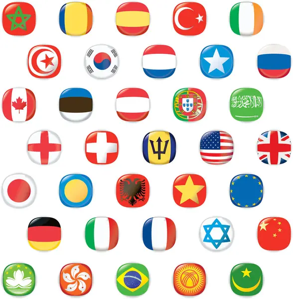 World Flags Icon Set Vector Illustration Stock Vector by ©DesignPicsInc ... World Flags Icon Set Vector Illustration Stock Vector by ©DesignPicsInc ...