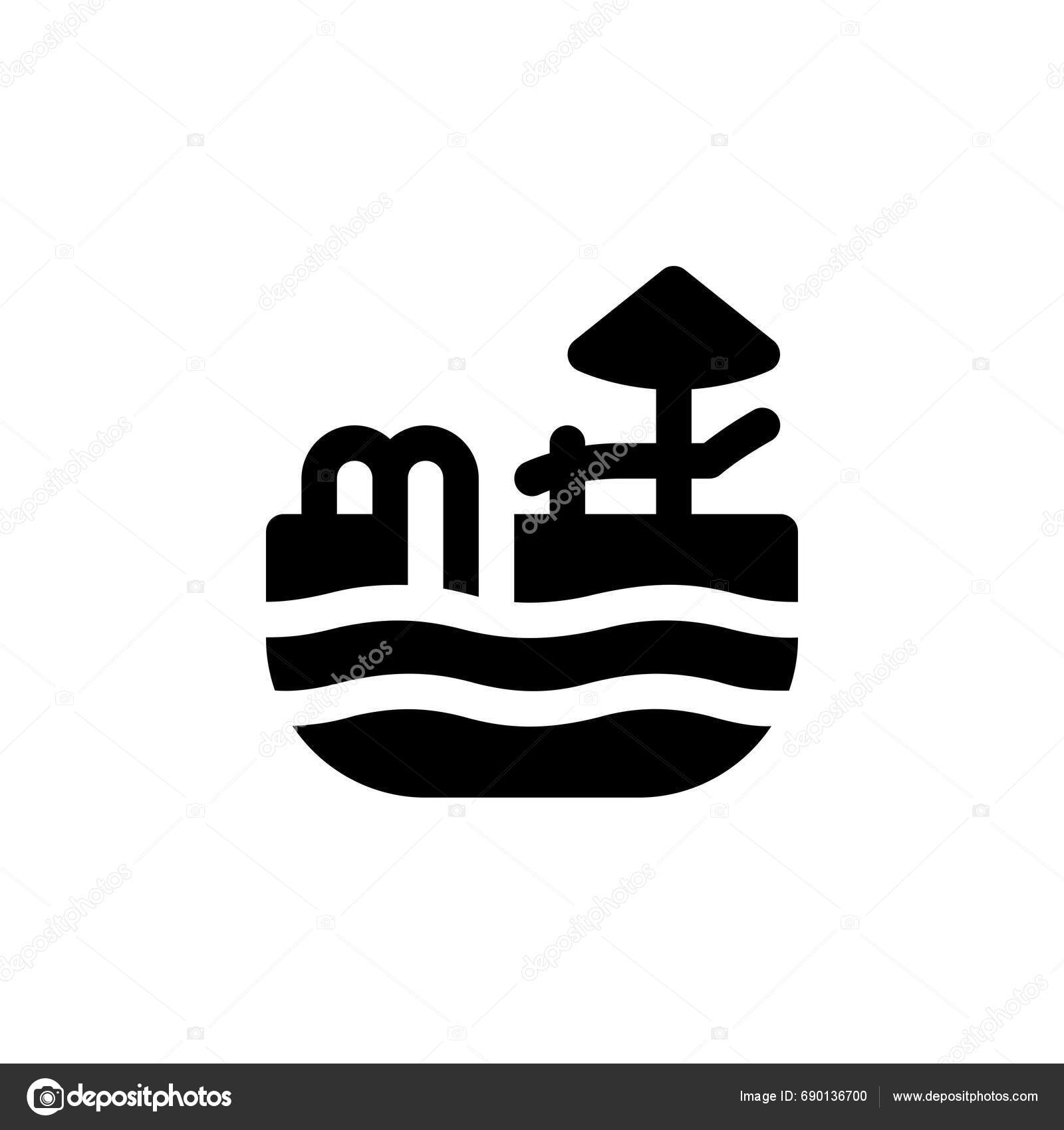 Pool Vector Icon Real Estate Icon Solid Style Perfect Use Stock Vector ...