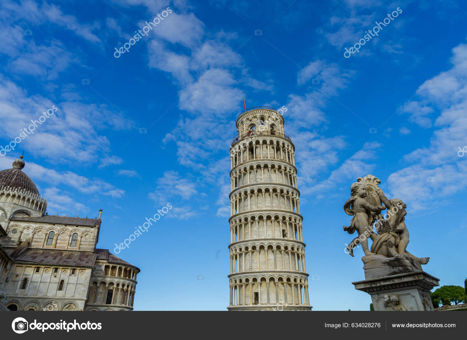 Magnificent Pisa Architecture Cathedrals Leaning Tower Pisa — Stock ...