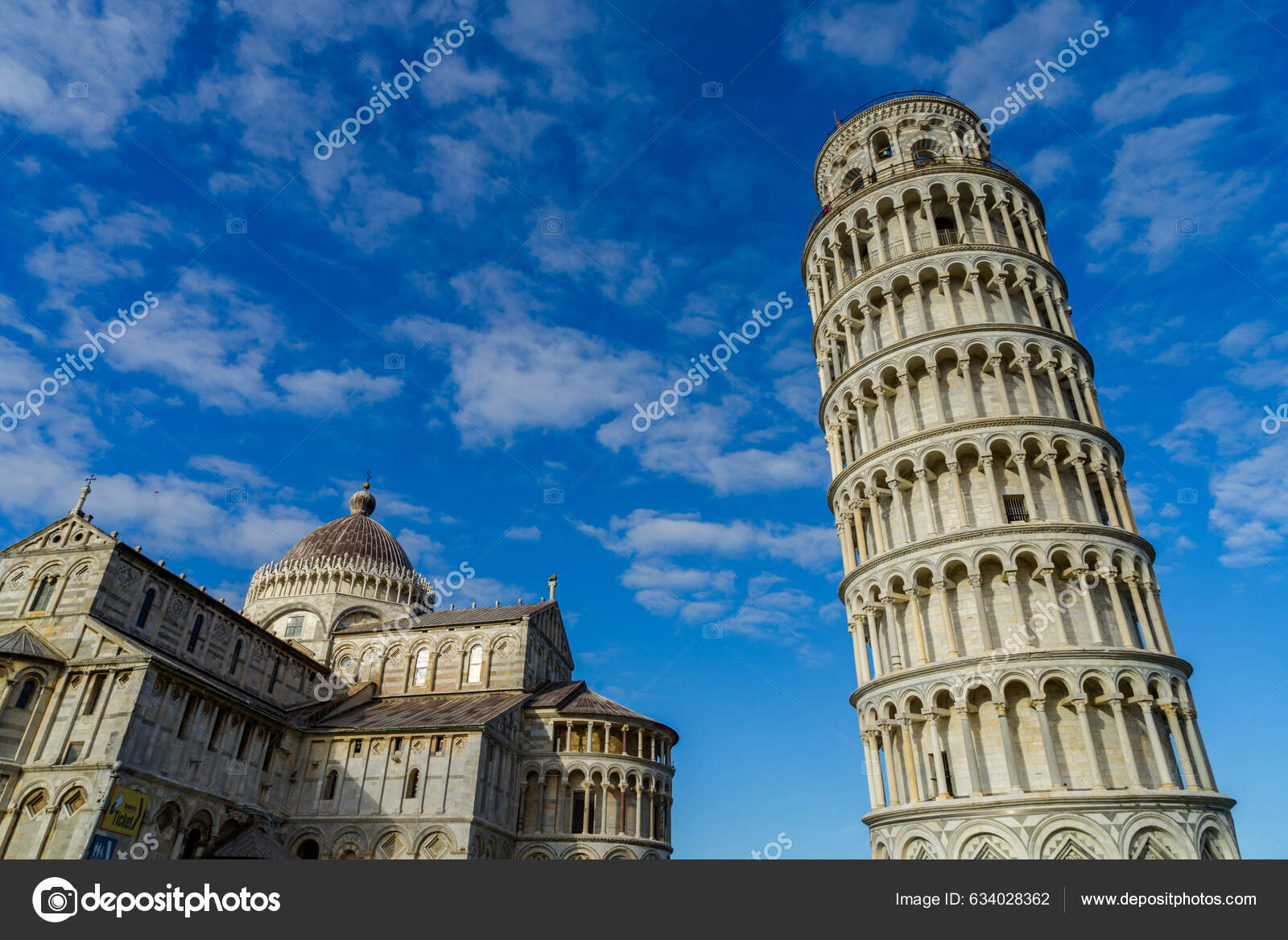 Magnificent Pisa Architecture Cathedrals Leaning Tower Pisa — Stock ...