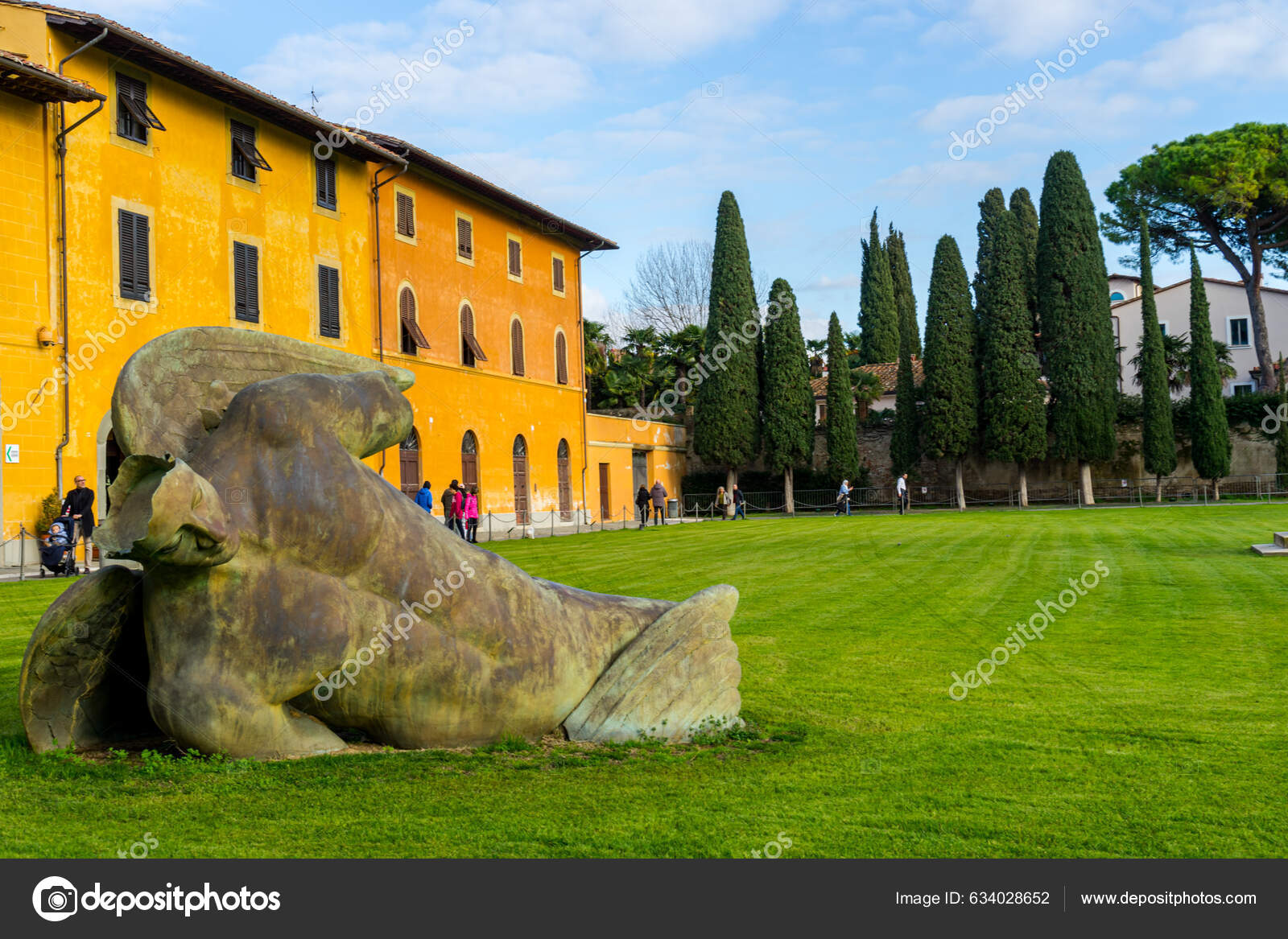 Magnificent Pisa Architecture Cathedrals Leaning Tower Pisa — Stock ...