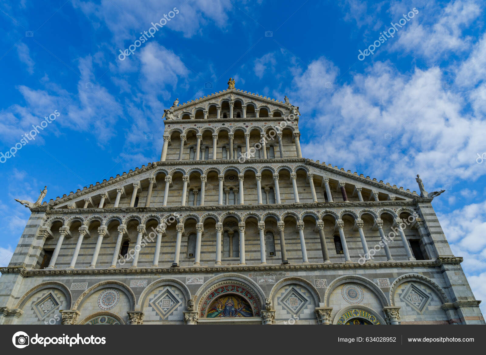 Magnificent Pisa Architecture Cathedrals Leaning Tower Pisa — Stock ...