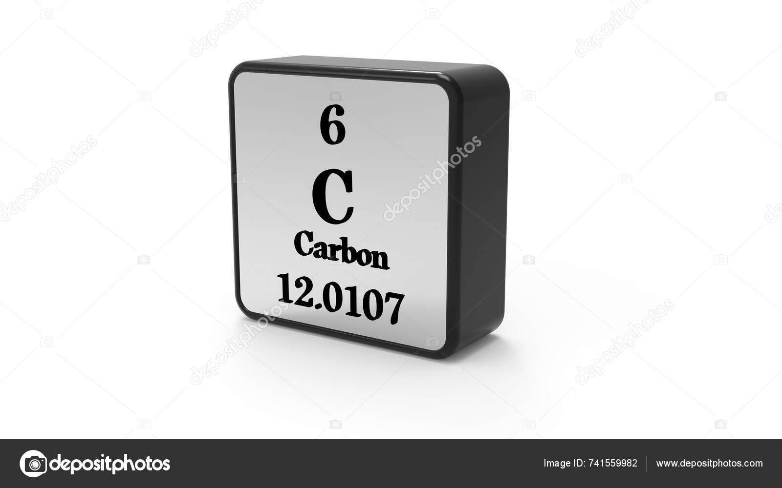 Carbon Element Sign Stock Image One Set Elements Periodic Table — Stock ...