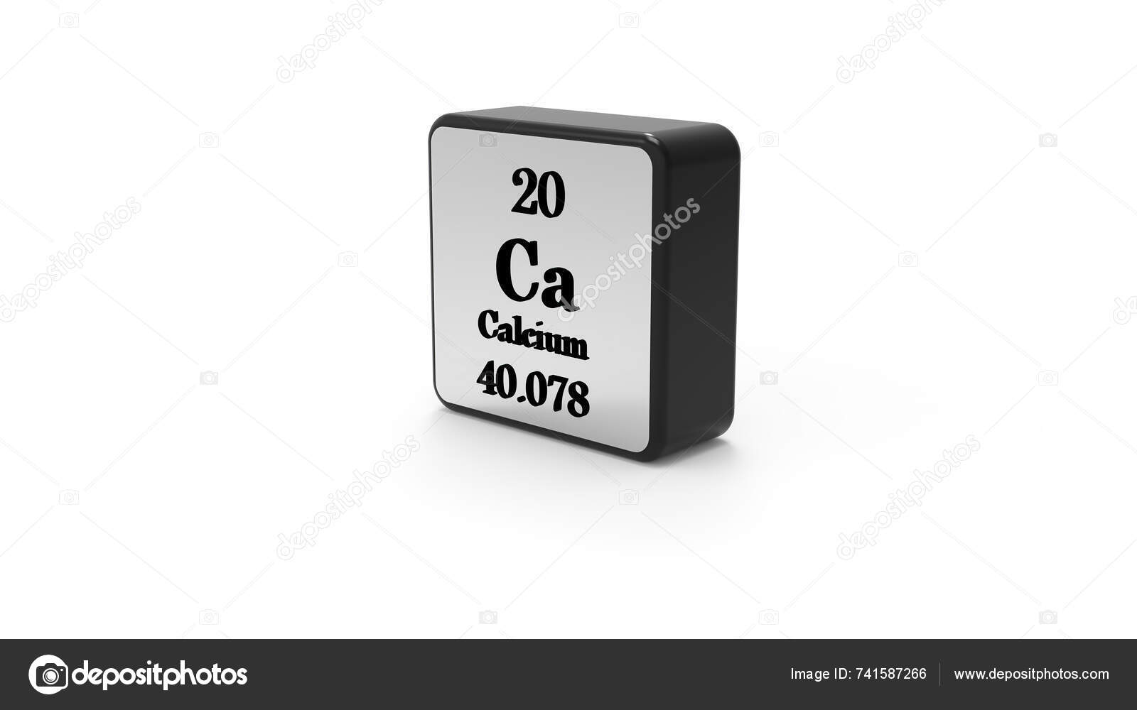 Calcium Element Sign Stock Image One Set Elements Periodic Table ...