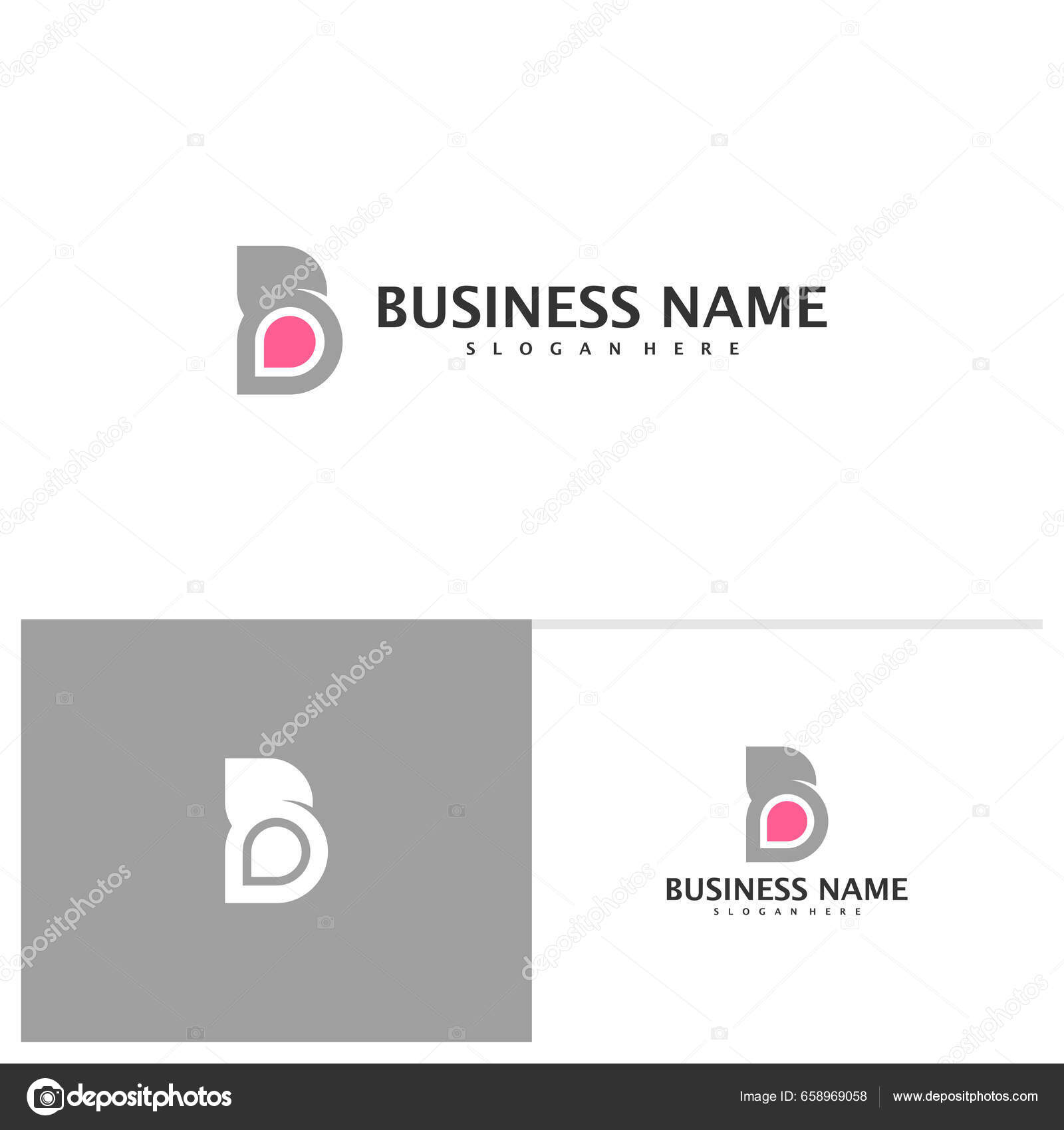 Plantilla Logotipo Amor Letra Vector Diseño Logotipo Creativo Concepto ...
