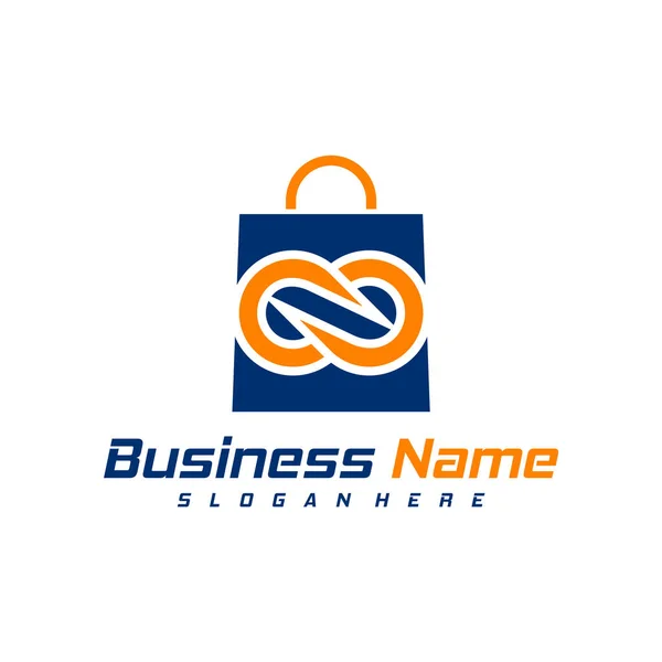 Letra Shop Logo Design Vector Concepto Plantilla Diseño Logotipo Lujo ...