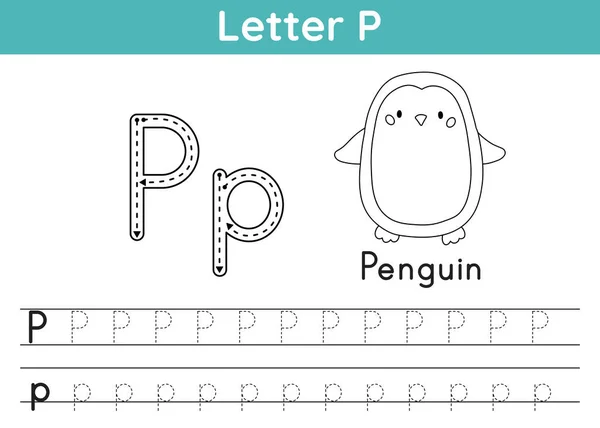 Alphabet Abc Exercise Coloring Page Trace Letter Vocabulary Coloring ...