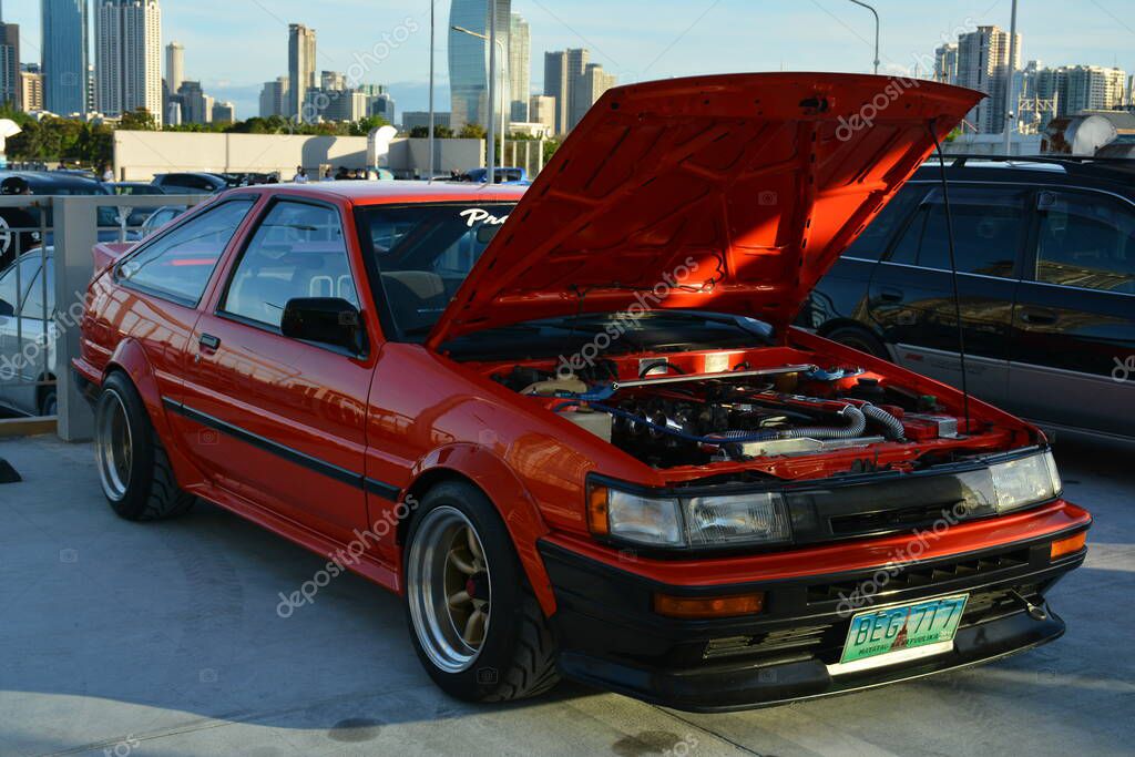 SAN JUAN, PH - MAR 20 - Toyota ae86 at GT Summer fest on March 20, 2022 ...