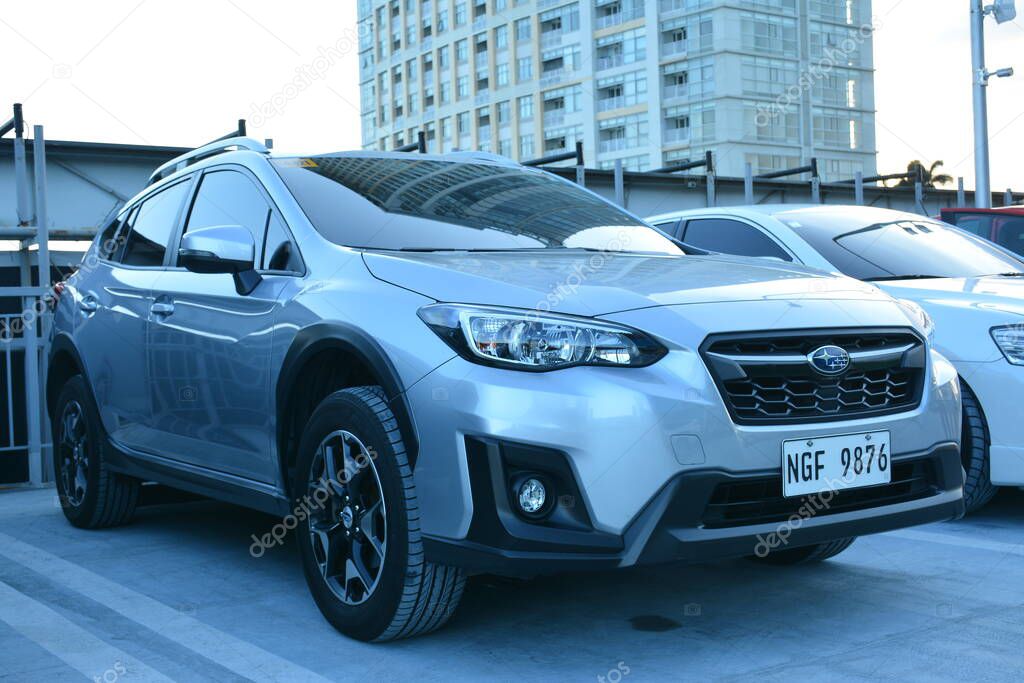 SAN JUAN, PH - APR 23 - Subaru xv suv at zoom meet car meet on April 23, 2022 in San Juan ...