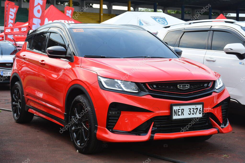 QUEZON CIY, PH - MAY 14 - Geely coolray suv at G fest car show on May ...