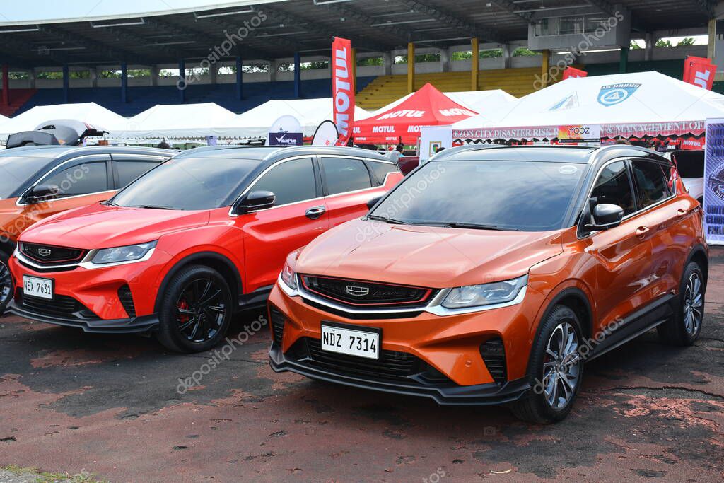 QUEZON CIY, PH - MAY 14 - Geely coolray suv at G fest car show on May ...